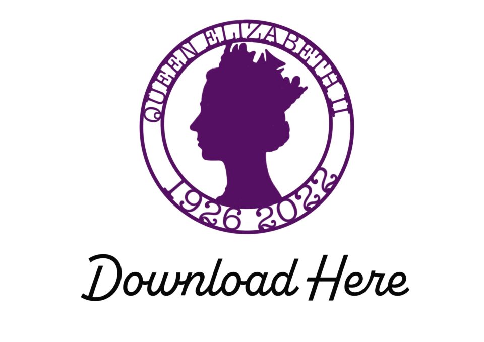 Free Queen Elizabeth Memorial SVG - Like Love Do