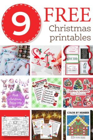 Free Pink Christmas Printable - Like Love Do